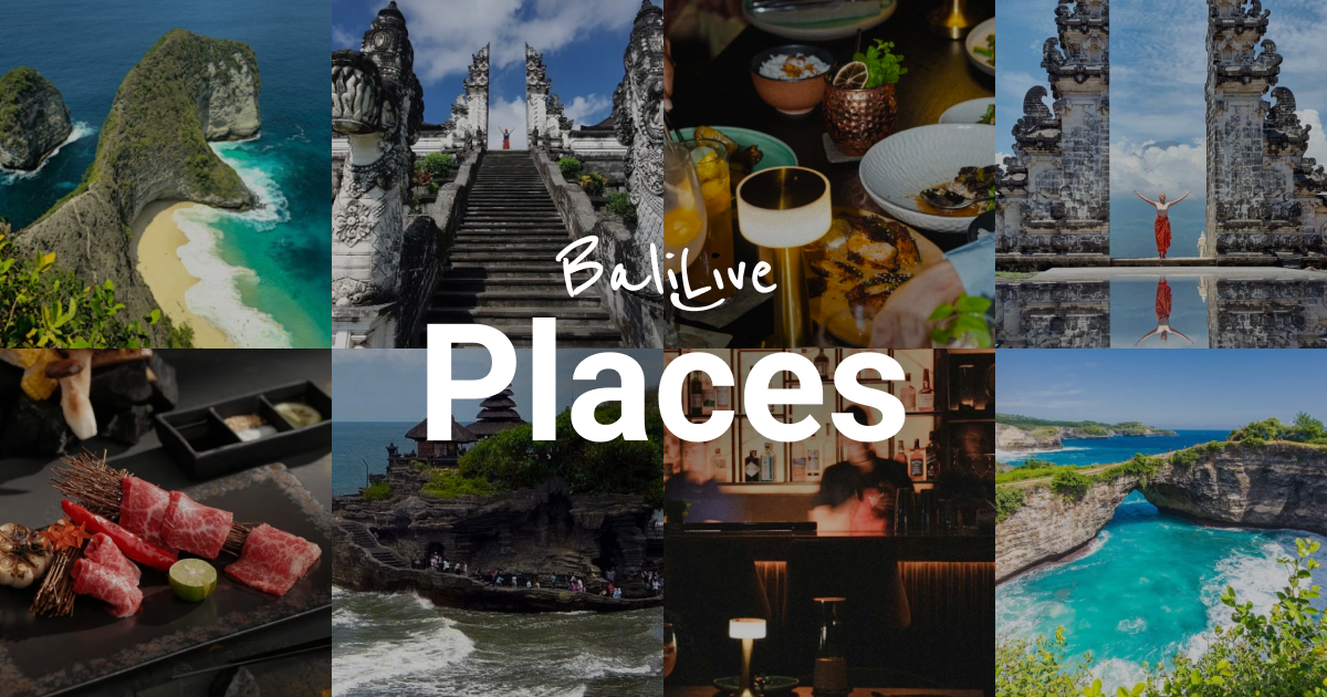 Places - detailed map of Bali
